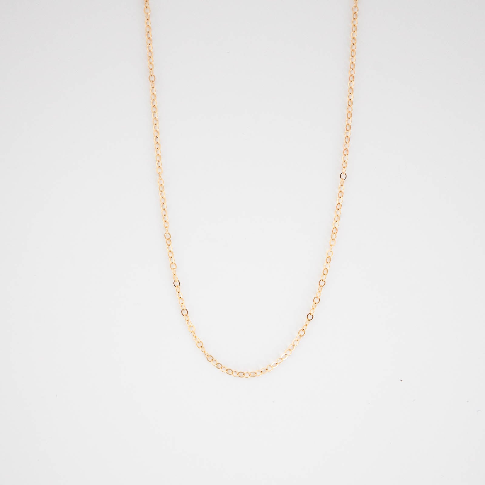 Simple Chain Necklace- Minimalist Gemstone Jewelry – And Arlen